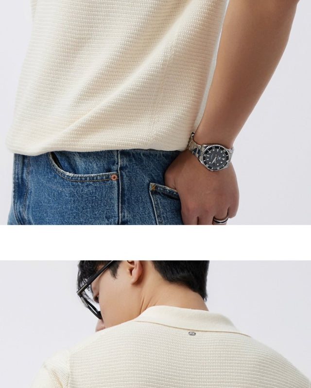 GS No. 30 Luxury Knitted Polo – Gentleman's Seoul