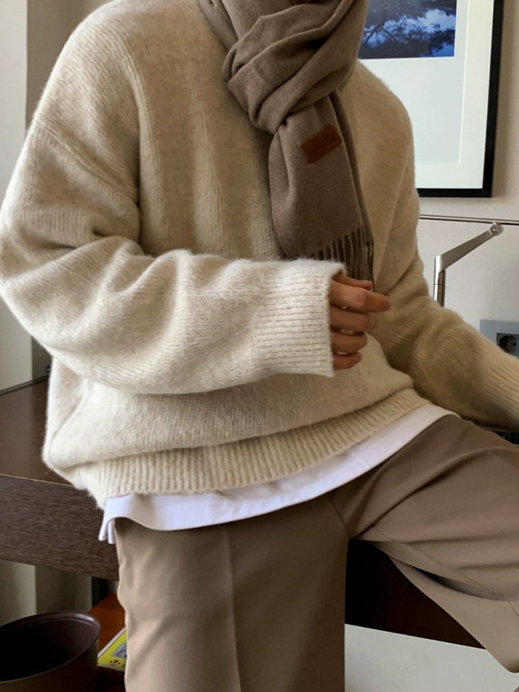 GS No. 154 Korean Knit Sweater – Gentleman's Seoul